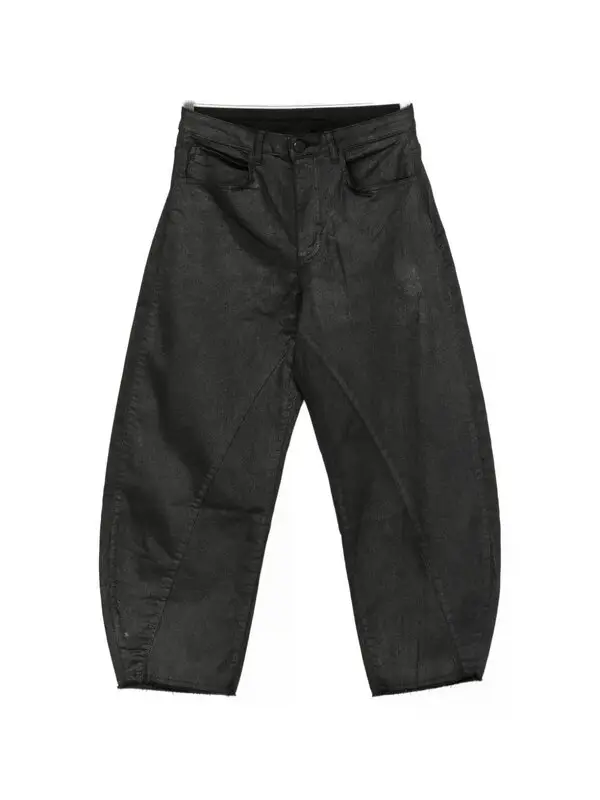 THOM KROM Belt-loop Coated Trousers - Black
