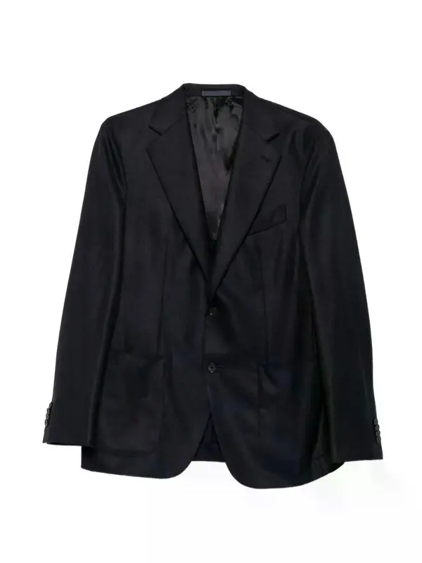 Caruso Single-breasted Notched-lapels Blazer
