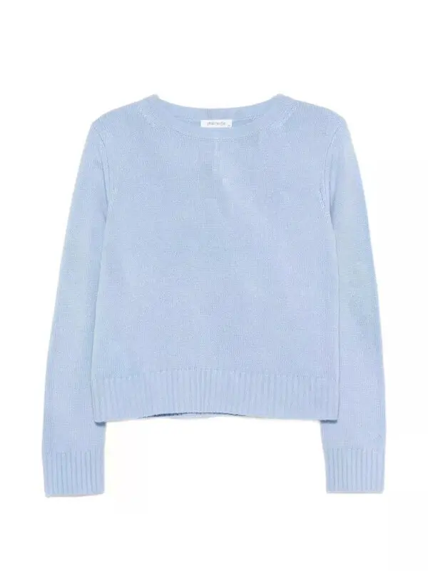 PHILO-SOFIE Crew Neck Cashmere Sweater - Blue