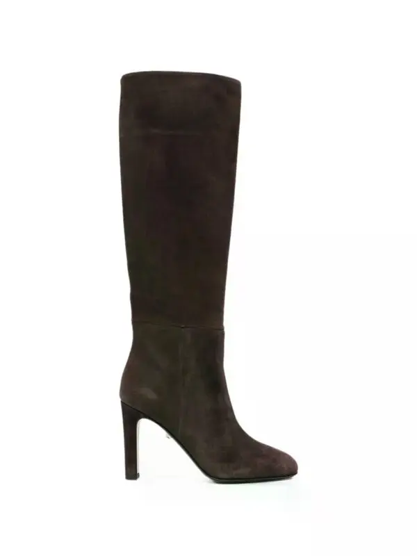 ALEVI MILANO Suede High-heel Boots - Brown