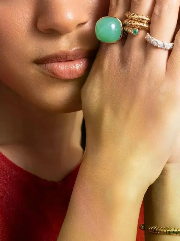 Marina B Tigella Chrysoprase Ring