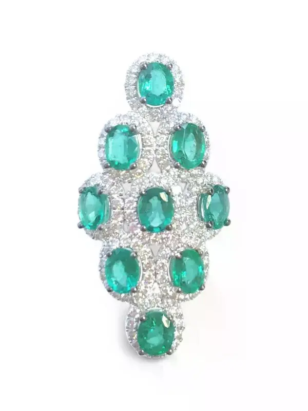 STEFERE Aurore Emerald And Diamond Ring