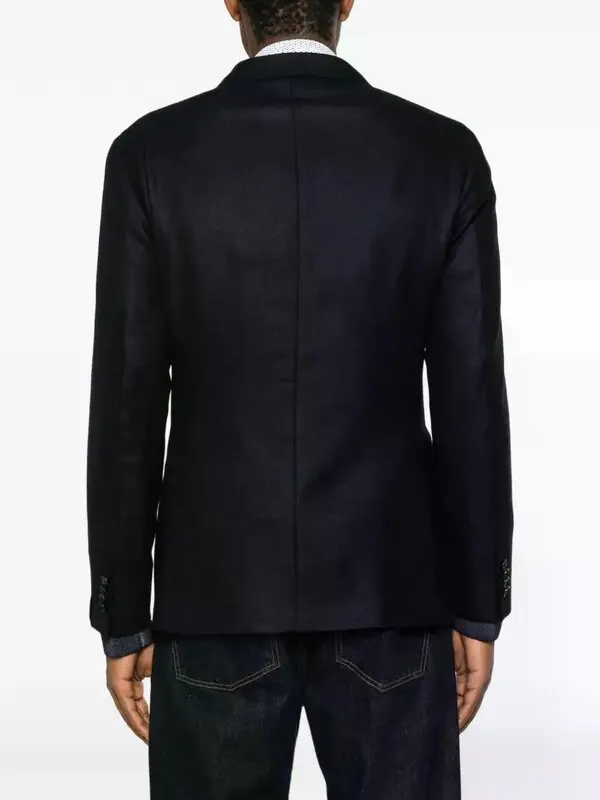 Caruso Double-breasted Peak-lapel Jacket