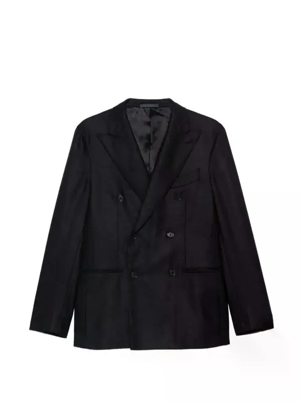 Caruso Double-breasted Peak-lapel Jacket