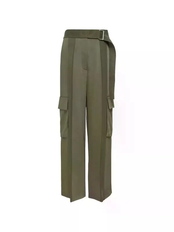 CLUB21 Belted Wide-leg Cargo Pants