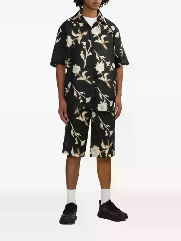 Off-White Floral-print Shirt
