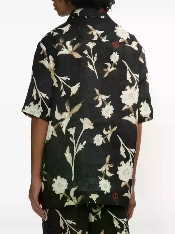 Off-White Floral-print Shirt