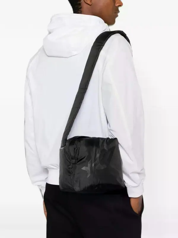 Y3 Padd Logo-print Padded Messenger Bag