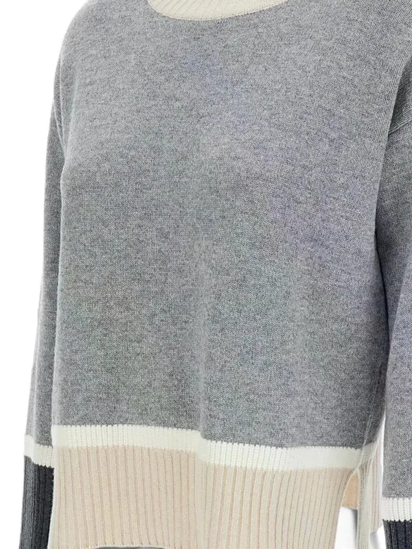 Lorena Antoniazzi Colour-block High-neck Sweater
