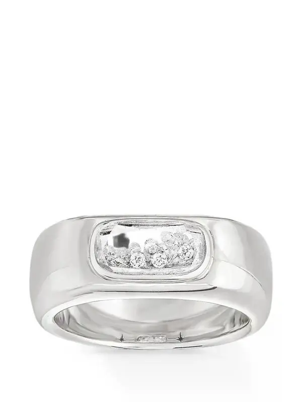 Moritz Glik Dalila Cigar Band Diamond Ring