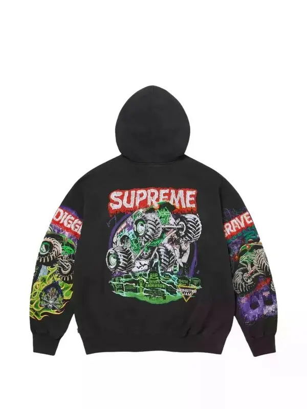 Supreme Monster Jam Grave Digger Hoodie - Black