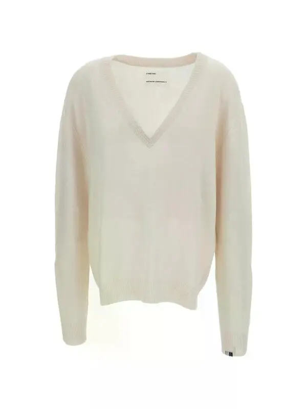 Extreme Cashmere V-neck Cashmere Sweater - Neutrals