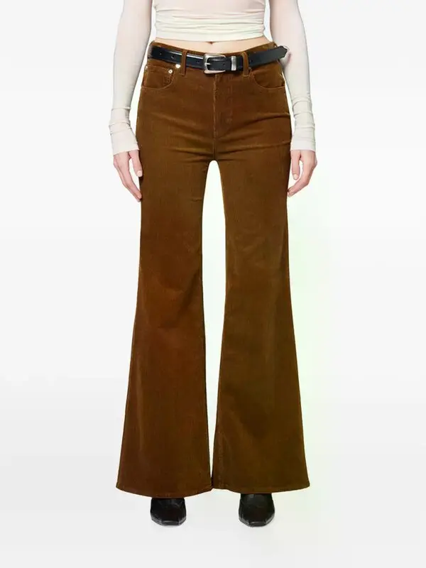 Citizens Of Humanity Corduroy Flared Trousers - Brown