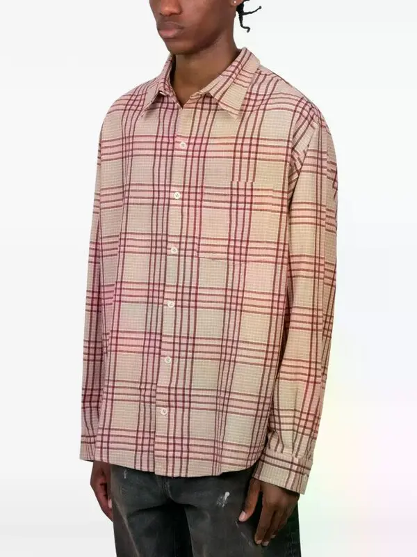 STORY MFG. Plane Check Handloom Shirt