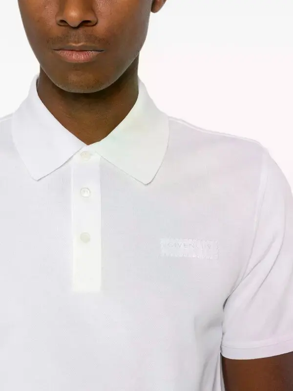 Givenchy Logo-patch Short-sleeve Polo Shirt