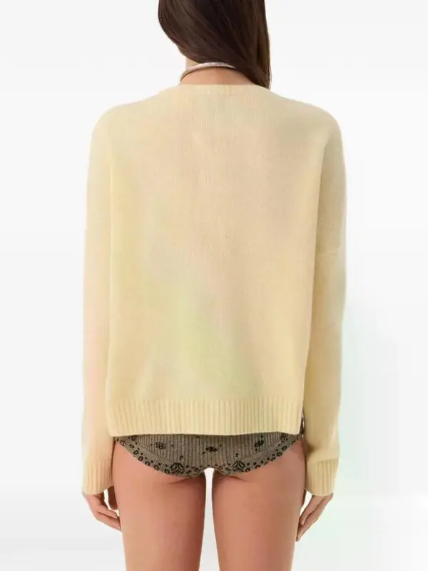 KUJTEN Amelie Crew-neck Drop-shoulder Sweater