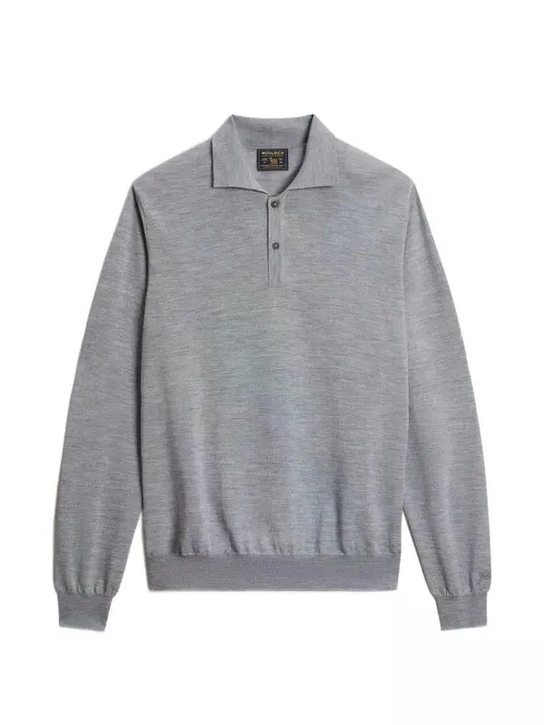 Woolrich Virgin Wool Polo Sweater