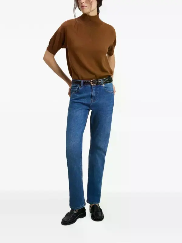 Woolrich High-neck Short-sleeve Sweater