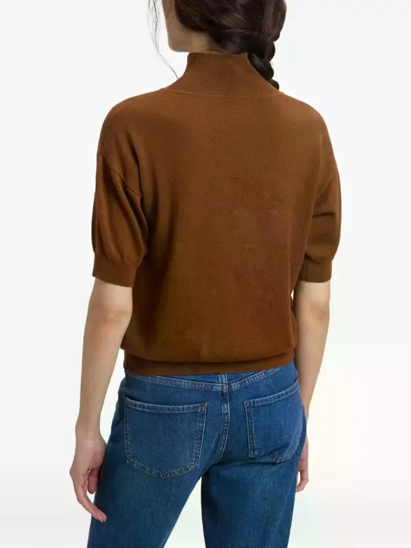 Woolrich High-neck Short-sleeve Sweater