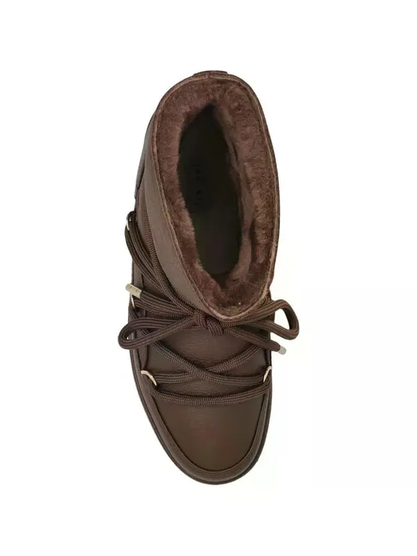 Inuikii Lace-up Leather Snow Boots