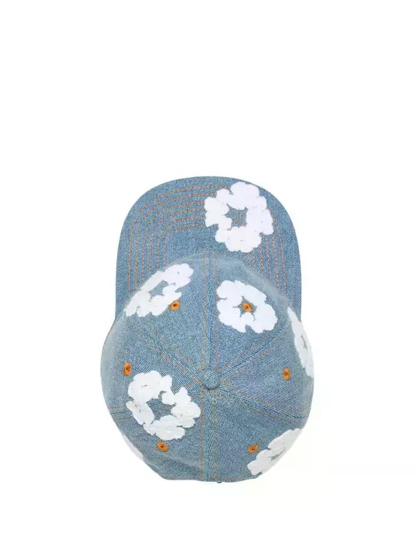 DENIM TEARS Cotton Wreath Denim Cap