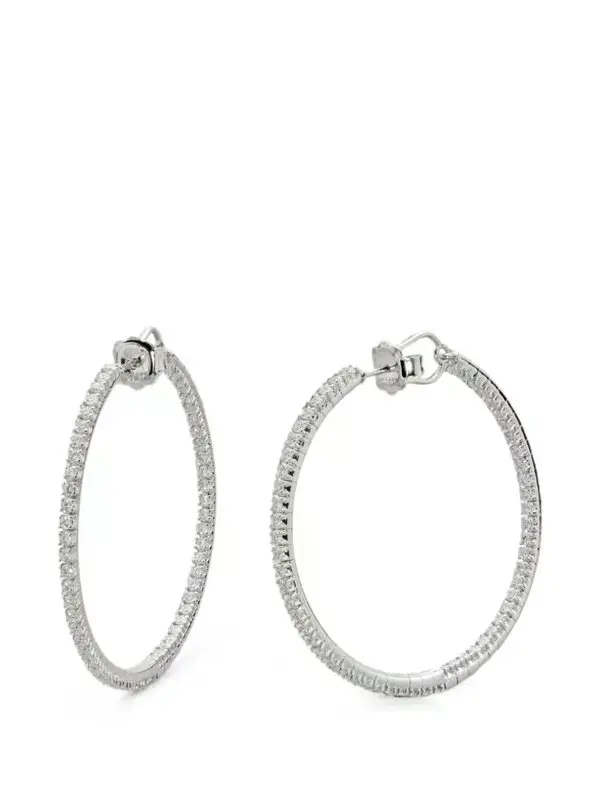 MATTIA CIELO Rugiada Diamond Hoop Earrings