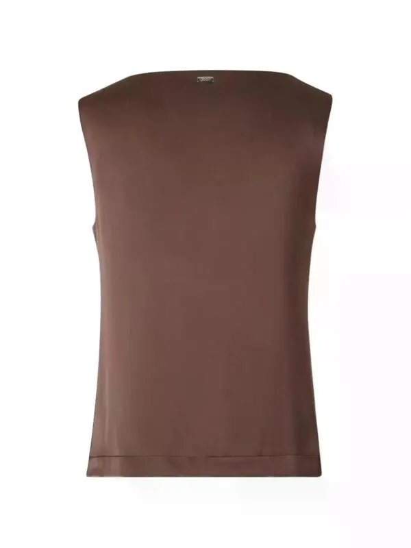 Herno Satin-finish V-neck Blouse