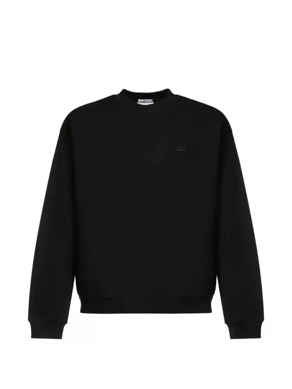 Lacoste Heavy Fleece Sweatshirt With Embroidered Crocodile
