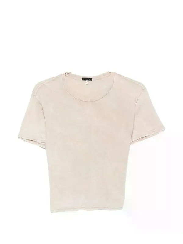 R13 Acid-wash T-shirt - Neutrals