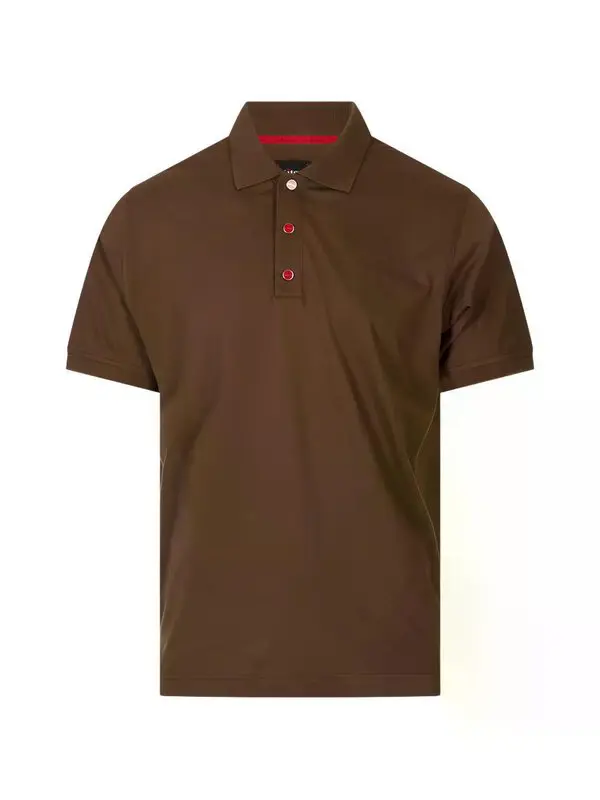 Kiton Short-sleeve Cotton Polo Shirt