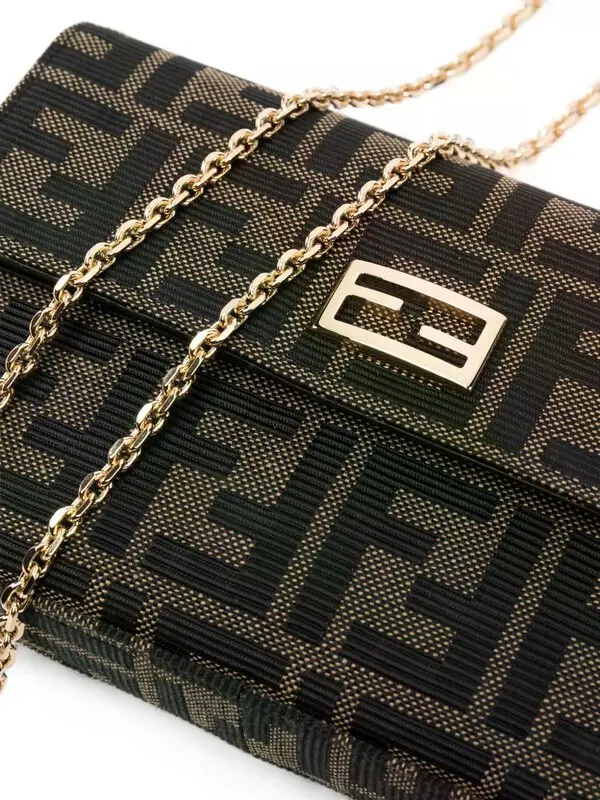 Fendi Baguette Ff-motif Clutch Bag