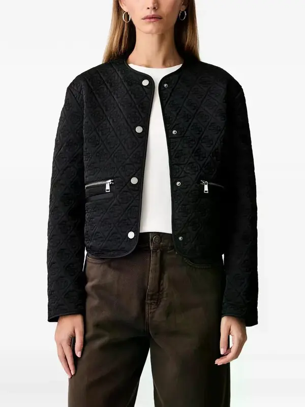 Guess Logo Quilted Jacket