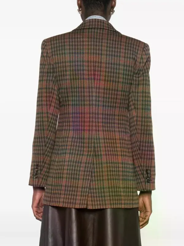 Max Mara Check-pattern Blazer