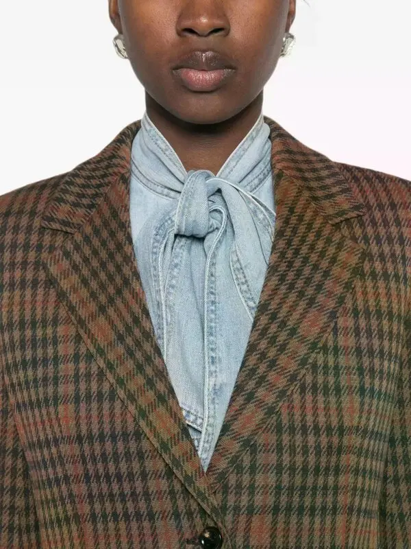 Max Mara Check-pattern Blazer