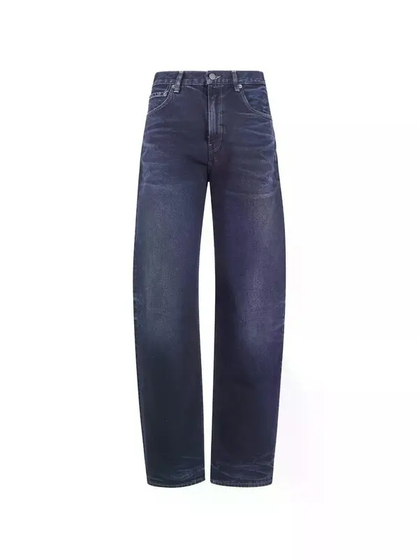 HAIKURE Faded Wide-leg Jeans