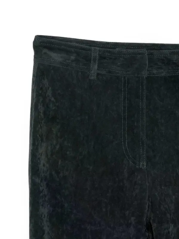 Alberta Ferretti Velvet-effect Trousers