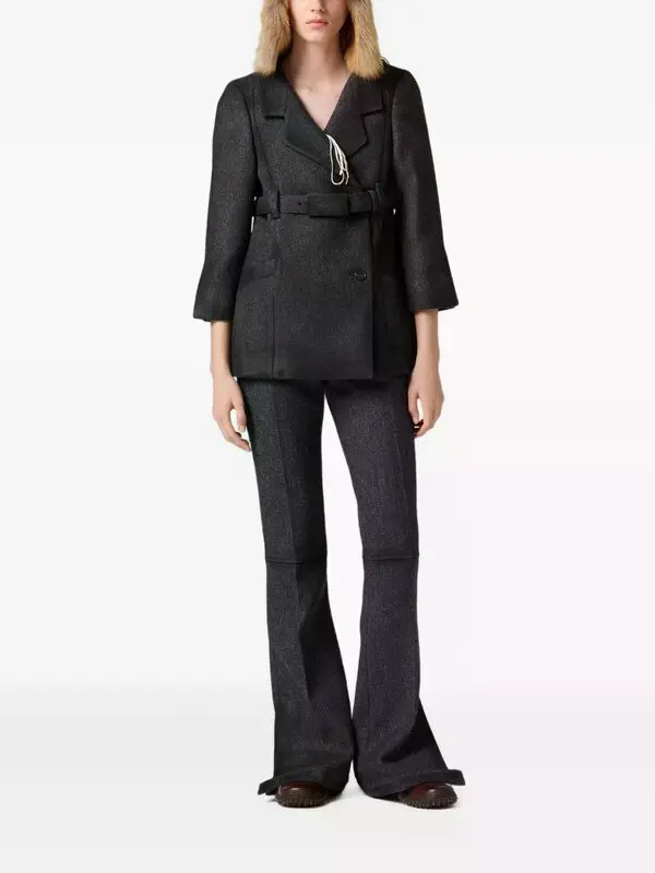 Miu Miu Double-breasted Double Wool Jacket
