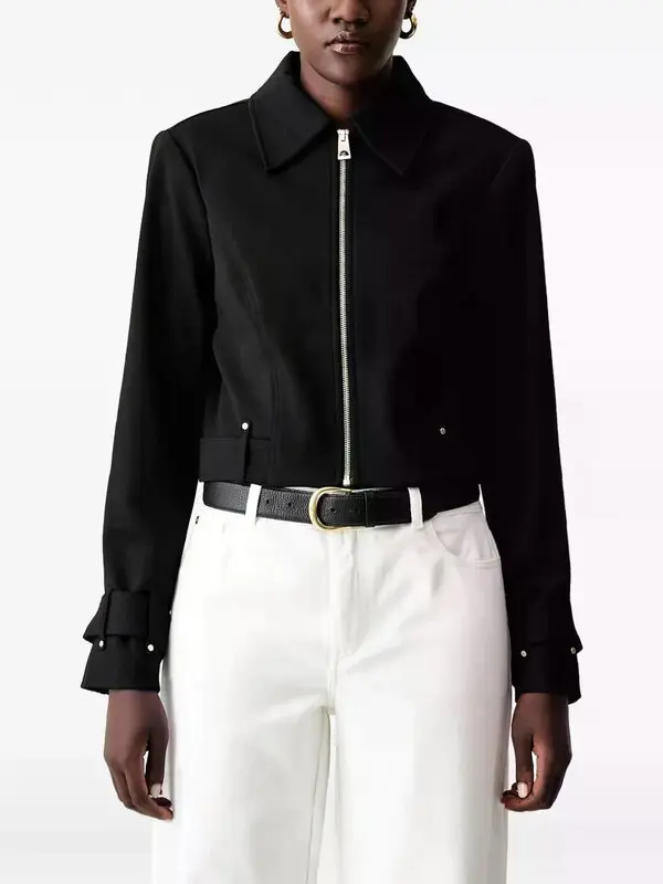 Guess Cropped Jacket With Buckle Detail