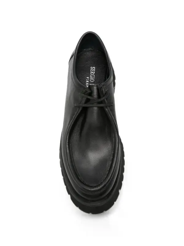 SERGIO MORETTI FIRENZE Lace-up Lug-sole Loafers