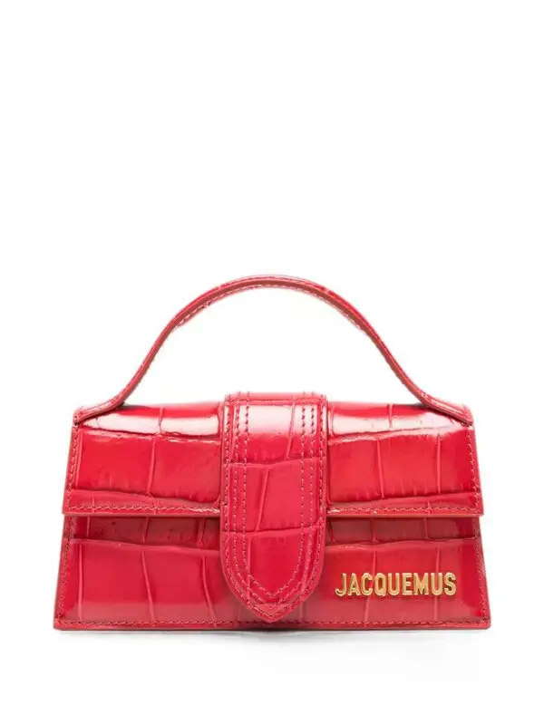 Jacquemus Le Bambino Leather Mini Bag - Red