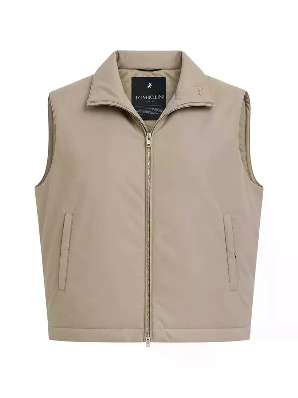 TOMBOLINI Logo-plaque Zip-up Gilet