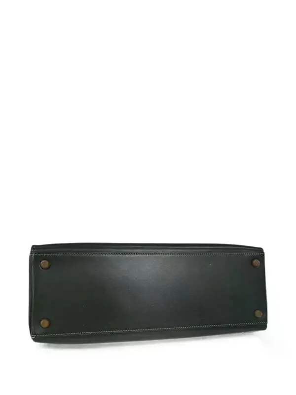 Hermès 1989 32 Kelly Retourne Tote Bag - Green