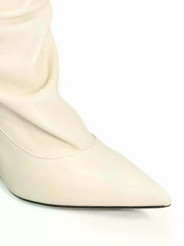 THE SELLER Slouchy Pointed-toe Ankle Boots