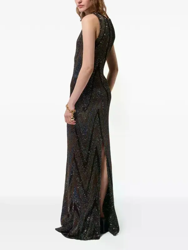 Missoni Sequin-embellished Zigzag-knit Dress