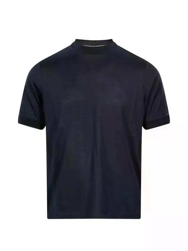 Canali Mock-neck T-shirt