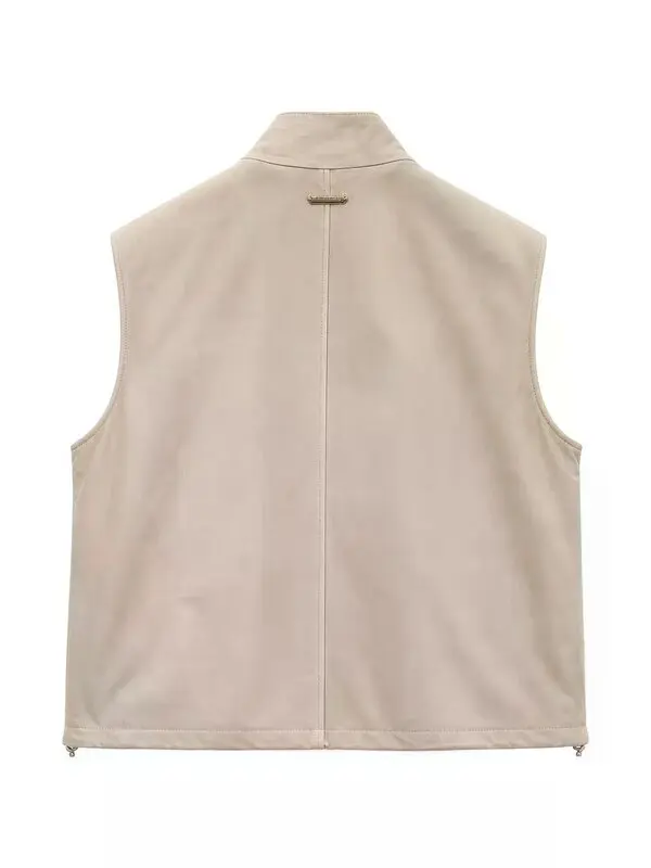 TOMBOLINI High-neck Zip-up Gilet