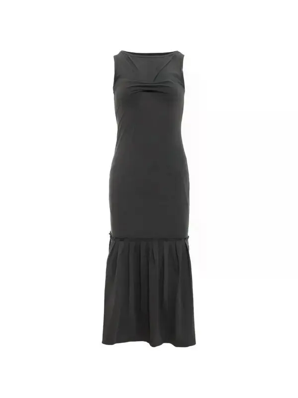 NACHE Layered Ruffled-hem Maxi Dress
