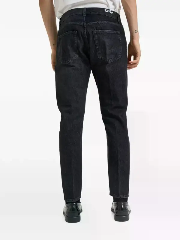 DONDUP Logo-plaque Straight-leg Jeans