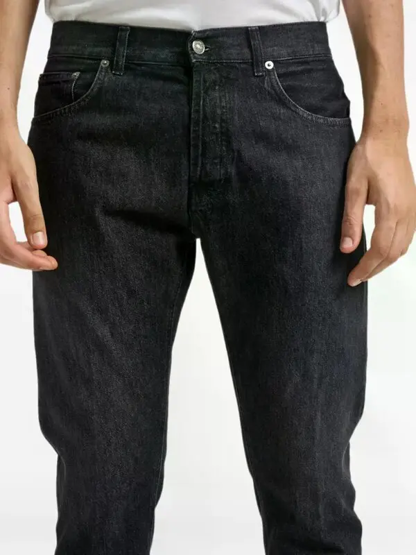 DONDUP Logo-plaque Straight-leg Jeans