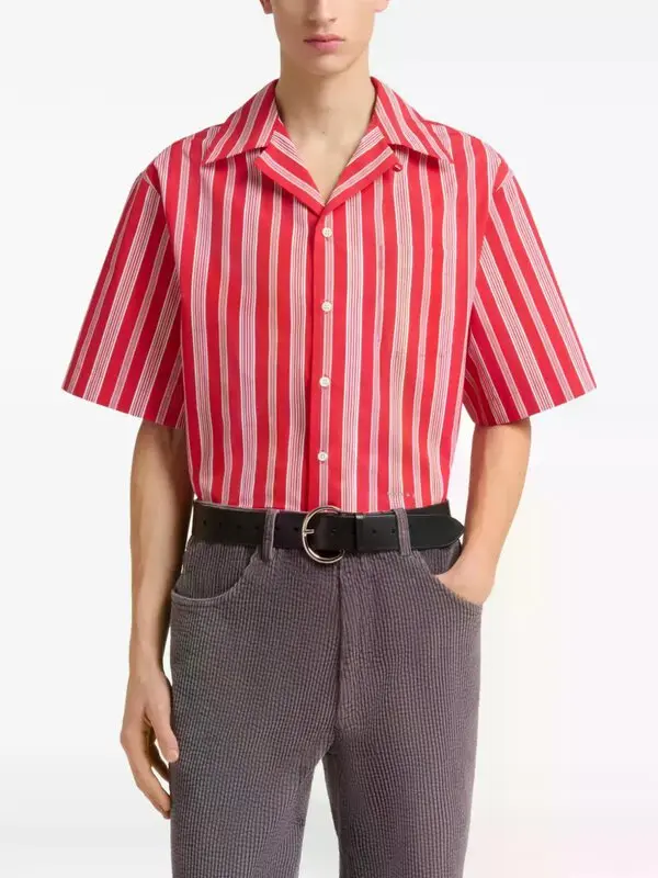 Marni Striped Short-sleeve Shirt